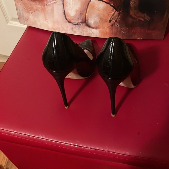 Genshuo | Shoes | Genshuo Size 7 Black Stilettos With 4 Inch Heels ...